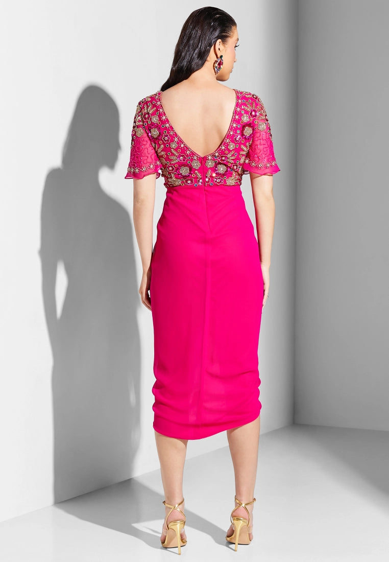 DUNNI DRESS PINK – Lolliesvintagestore